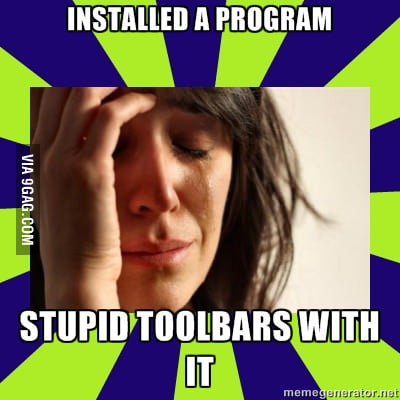 Every time installing a program - 9GAG