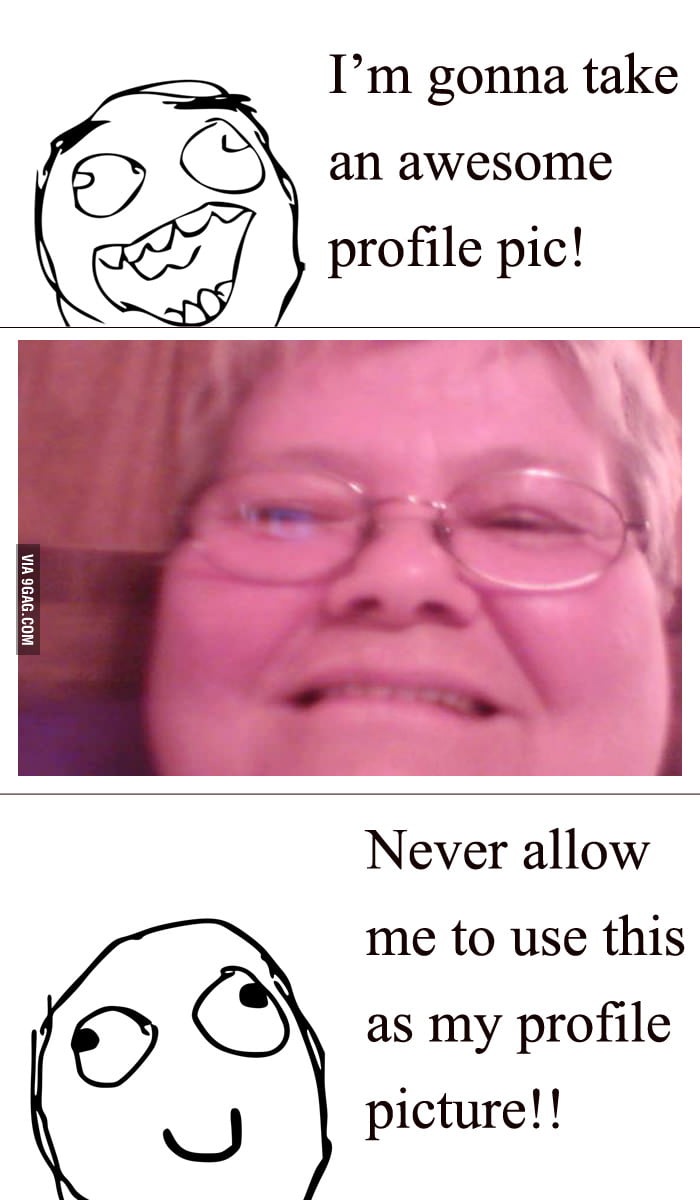 Profile pic fail! - 9GAG