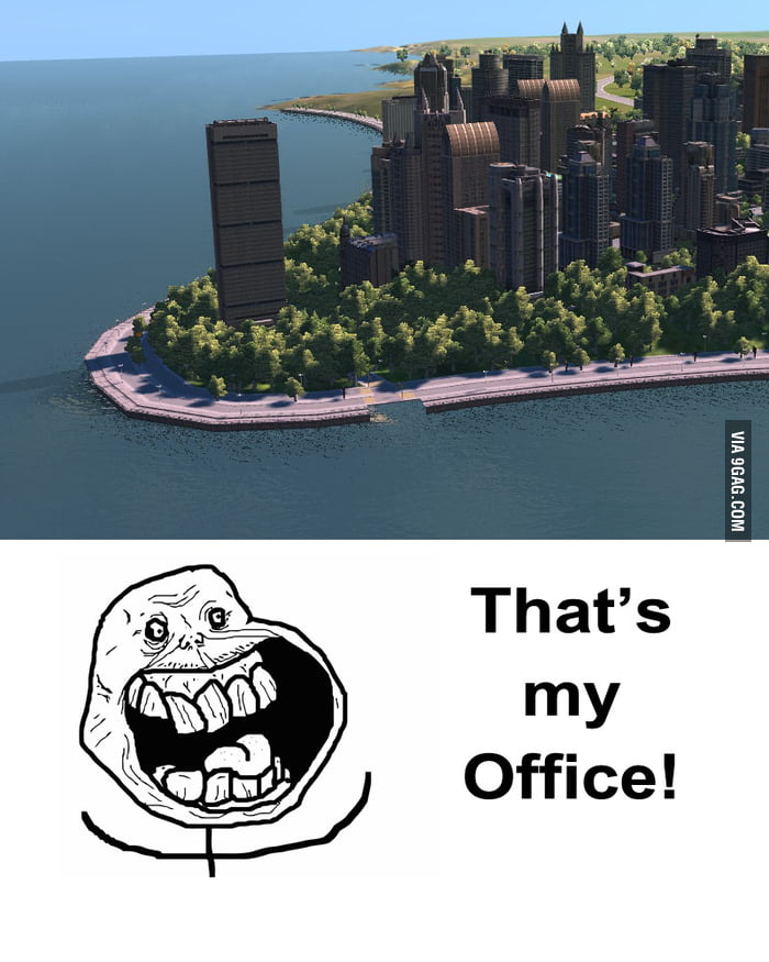 Forever Alone Office - 9GAG
