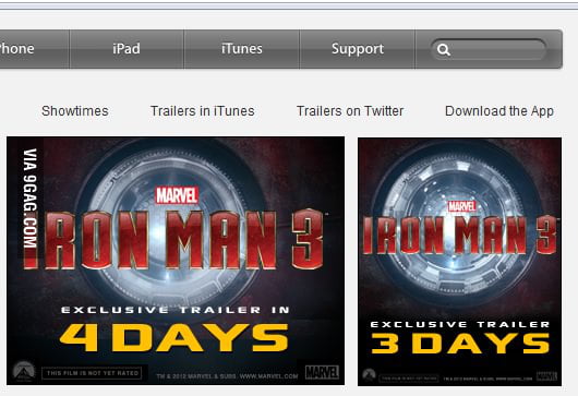 Iron Man 3 Trailer in.... WTF??? - 9GAG