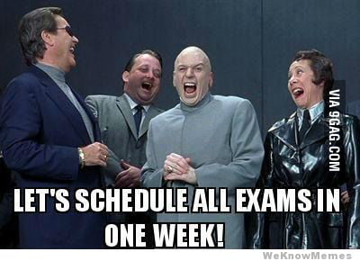 Evil Exam Plans - 9GAG