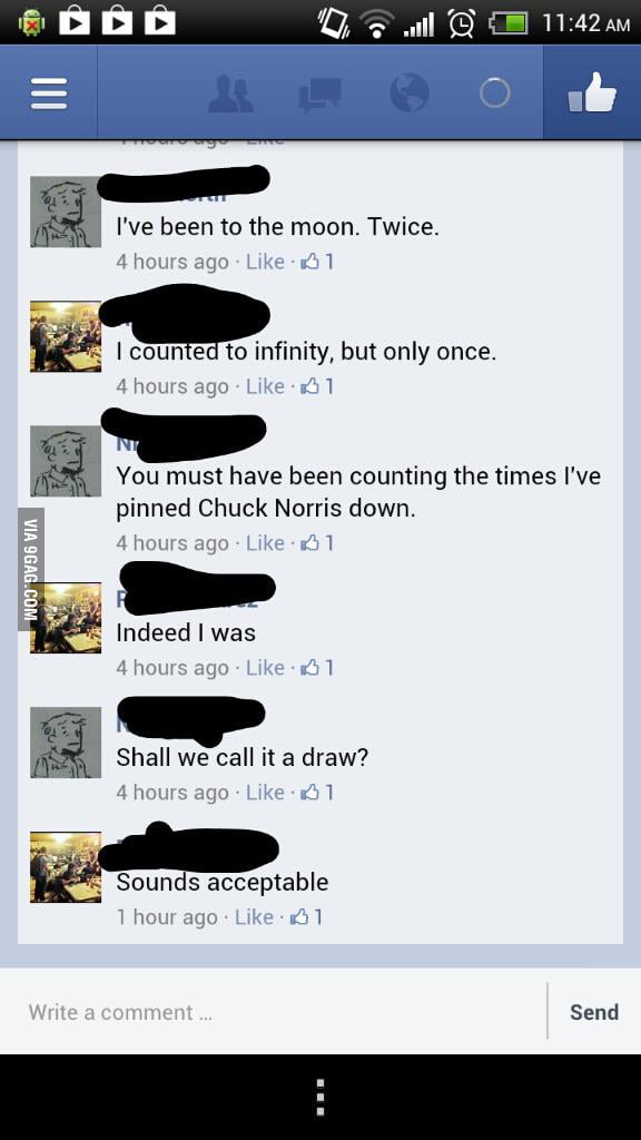 The arguments on facebook - 9GAG