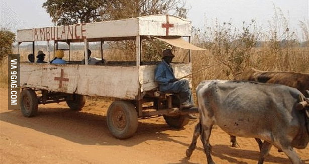 The Ultimate Ambulance in Africa. - 9GAG
