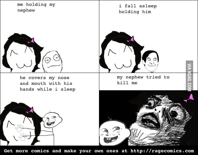 Nephew is evil - 9GAG
