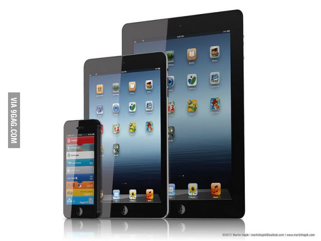 One day, they'll have the same size... - 9GAG