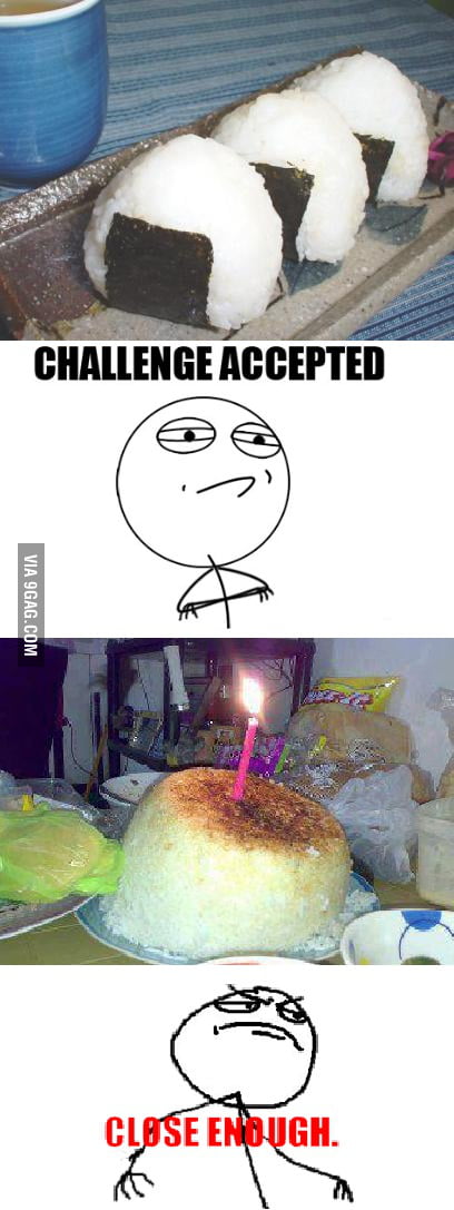 Rice cake fail - 9GAG