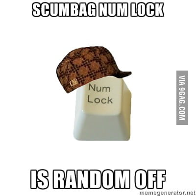 Scumbag Num Lock - 9GAG