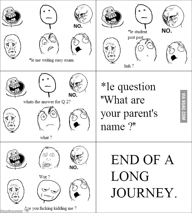 Exam Rage - 9GAG