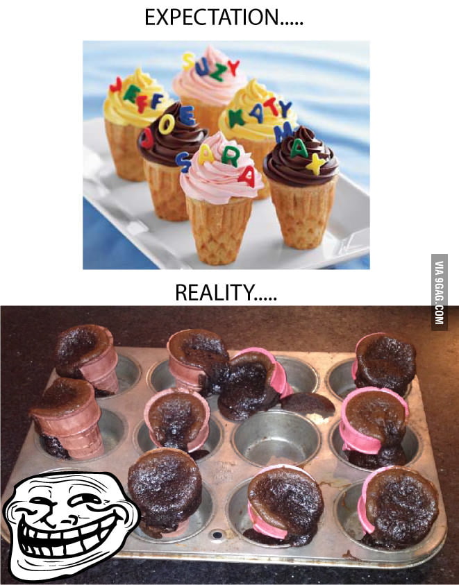 Cone Cupcake Fail - 9GAG