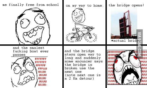 Bridge rage - 9GAG