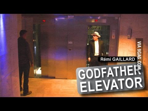 Troll King Remi Gaillard Godfather Elevator - 9GAG