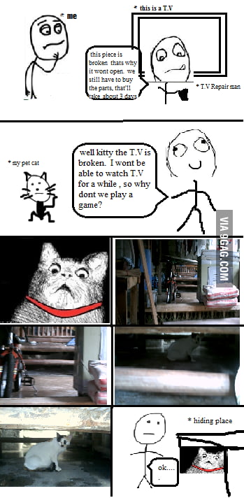 I think she thinks that im a psychotic and saddistic killer. - 9GAG