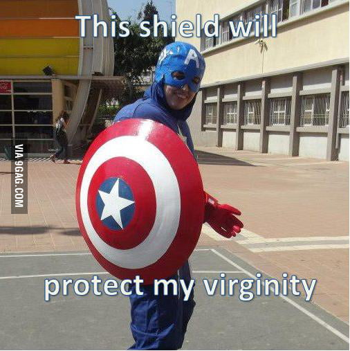 Virginity shield - 9GAG