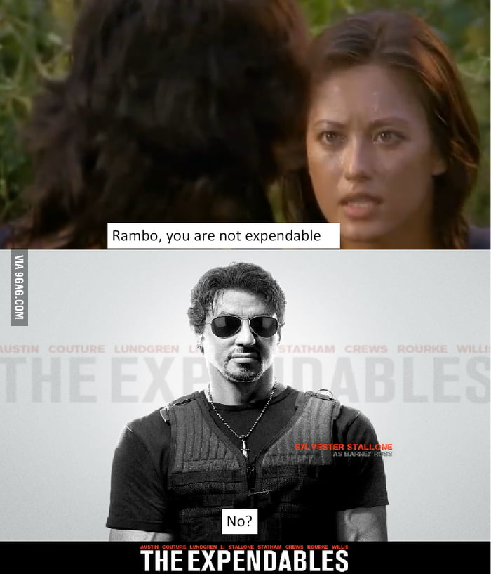 25 years later, still not expendable? - 9GAG