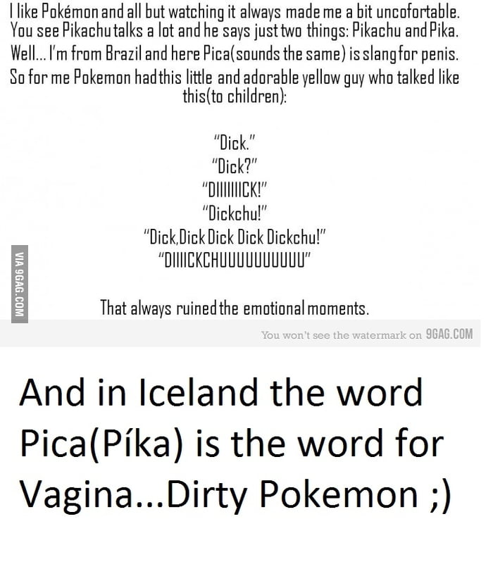Dirty dirty Pokemon - 9GAG
