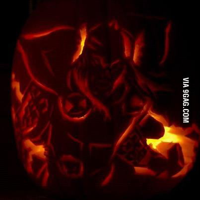 Sister carved a Thor pumpkin - 9GAG
