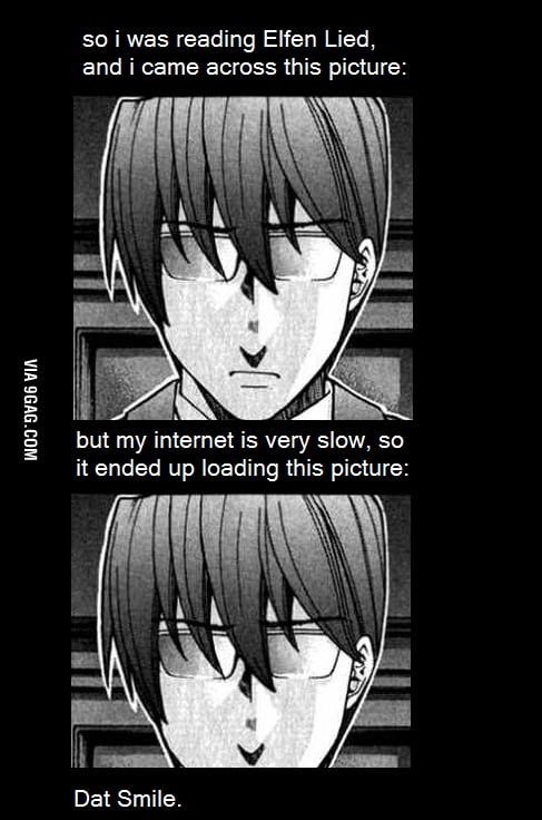 So I was reading Elfen Lied.... - 9GAG