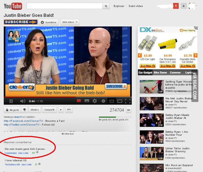 Bald For Bieber - 9GAG