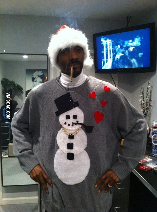 Badass Snowman on Badass Snoop Dogg - 9GAG