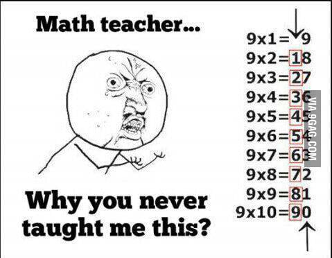 Y U NO MATHS? - 9GAG