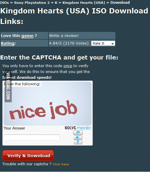 Thank you captcha! - 9GAG