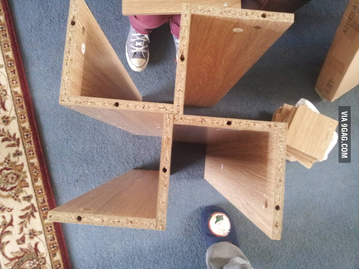 Building a CD rack when suddenly... - 9GAG