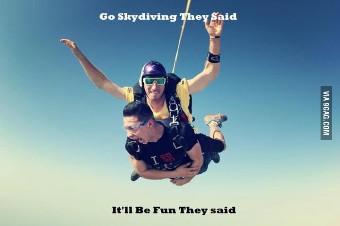 Let's Skydive - 9GAG