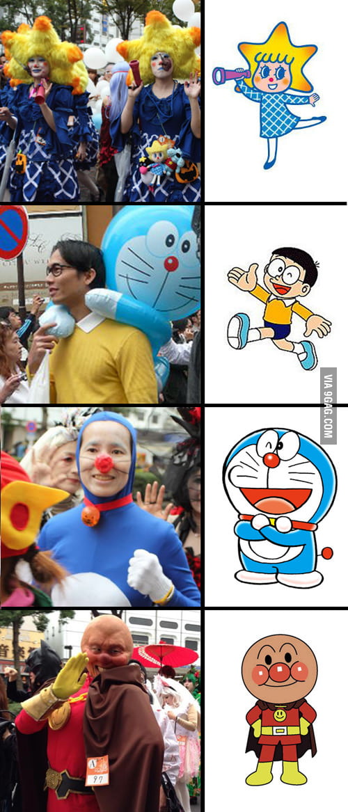 Japanese Cartoon Characters IRL - 9GAG