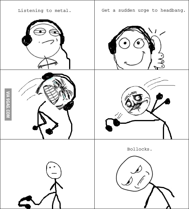 Don't headbang with headphones. - 9GAG
