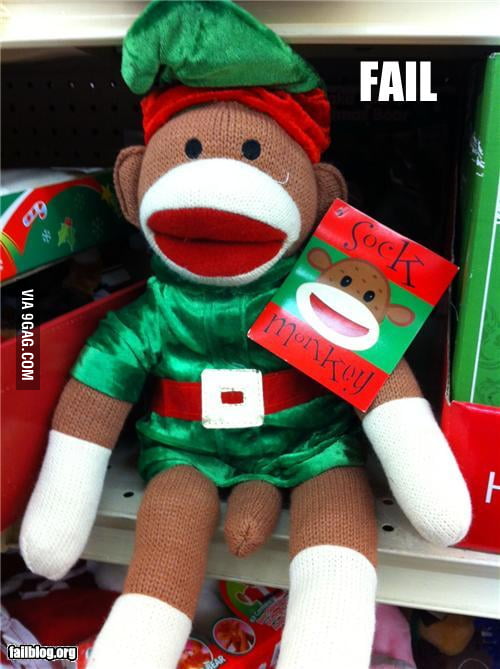 Things That Are Doing It: Sock Monkey Tail FAIL - 9GAG
