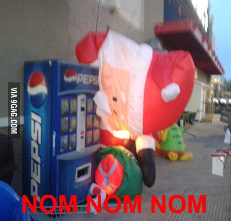 Hungry santa - 9GAG
