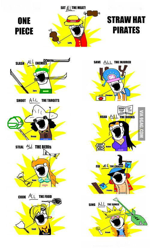 STRAW HAT CREW MEME!!! - 9GAG