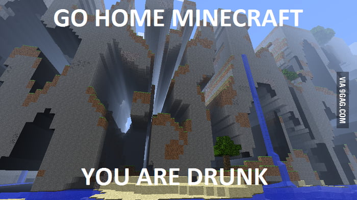 Go home Minecraft - 9GAG