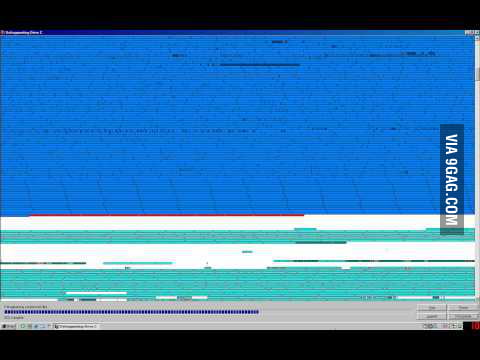 Windows 98 defrag. Now available in HD! - 9GAG