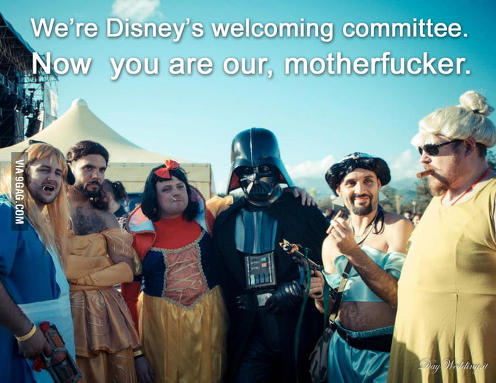 We’re Disney’s welcoming committee - 9GAG