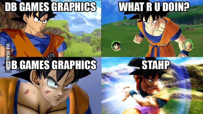 Dragon Ball games' graphics - 9GAG