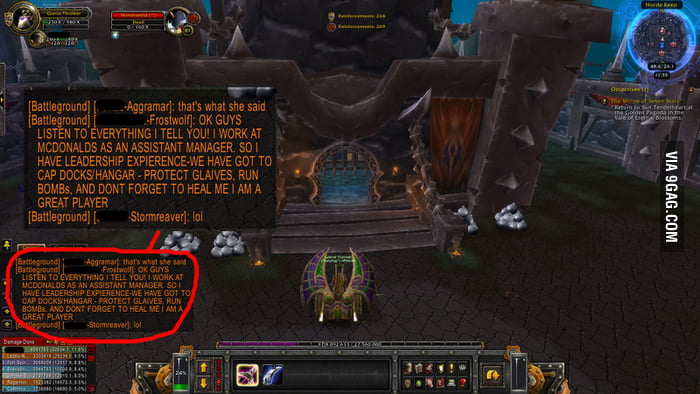 Just a random World of Warcraft player - 9GAG