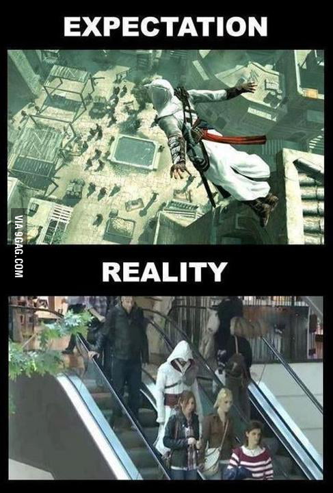 Poor Assasin... - 9GAG
