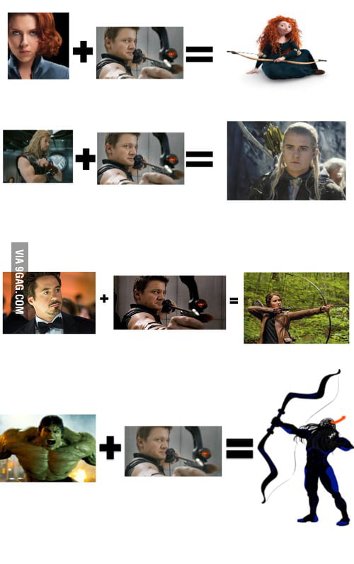 It seems Hawkeye needs to explain some things... - 9GAG