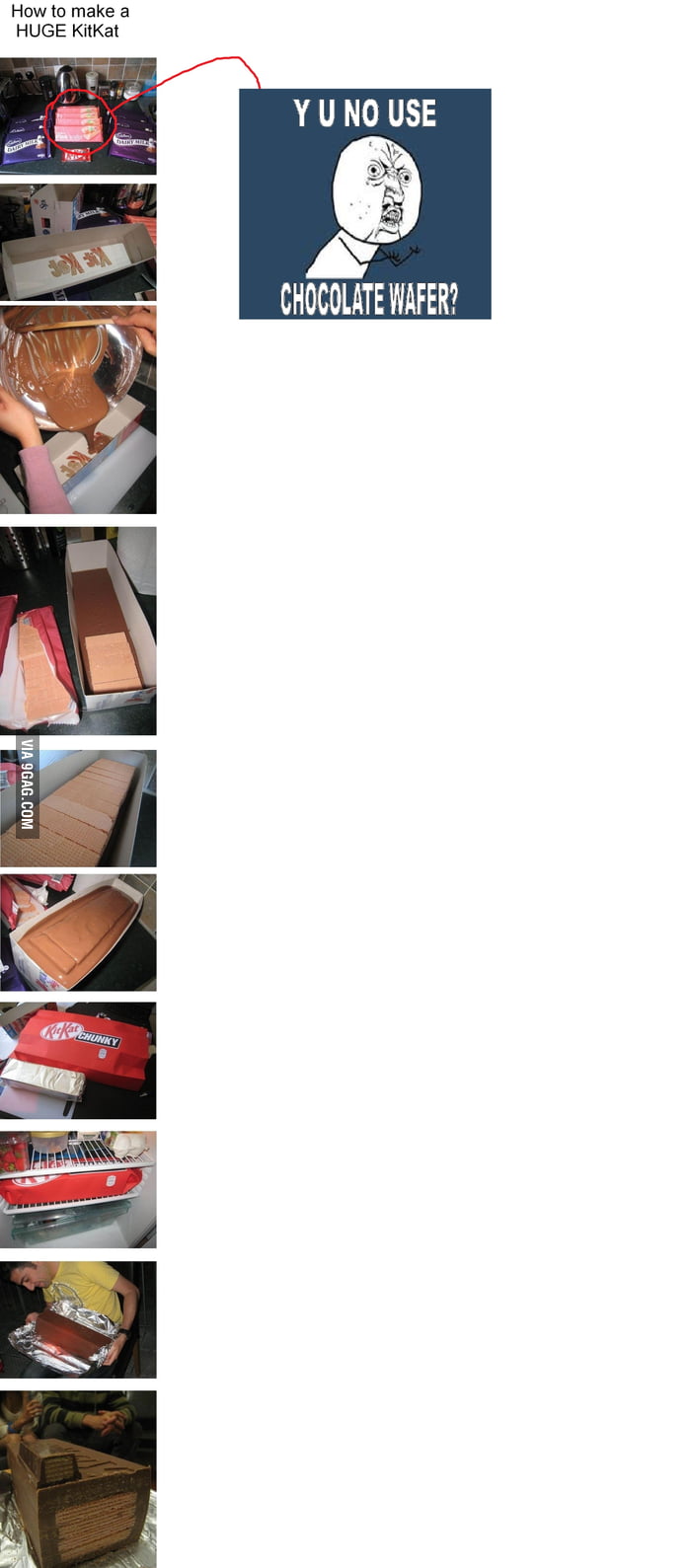 How to make a HUGE KitKat [FIXED] - 9GAG