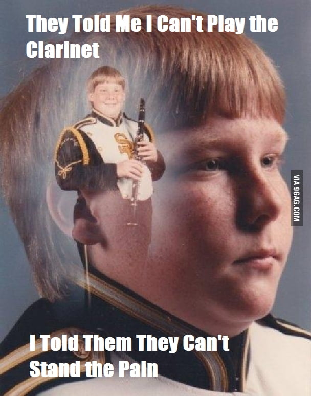 Scary Clarinet Kid is Scary - 9GAG