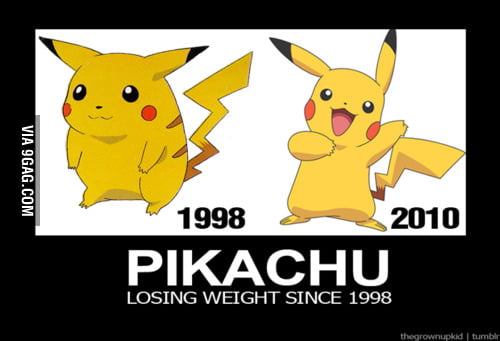 Pikachu is fit - 9GAG