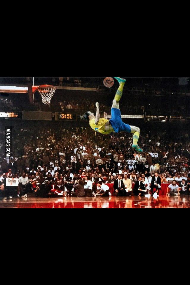 Zlatan Ibrahimović goes NBA! - 9GAG