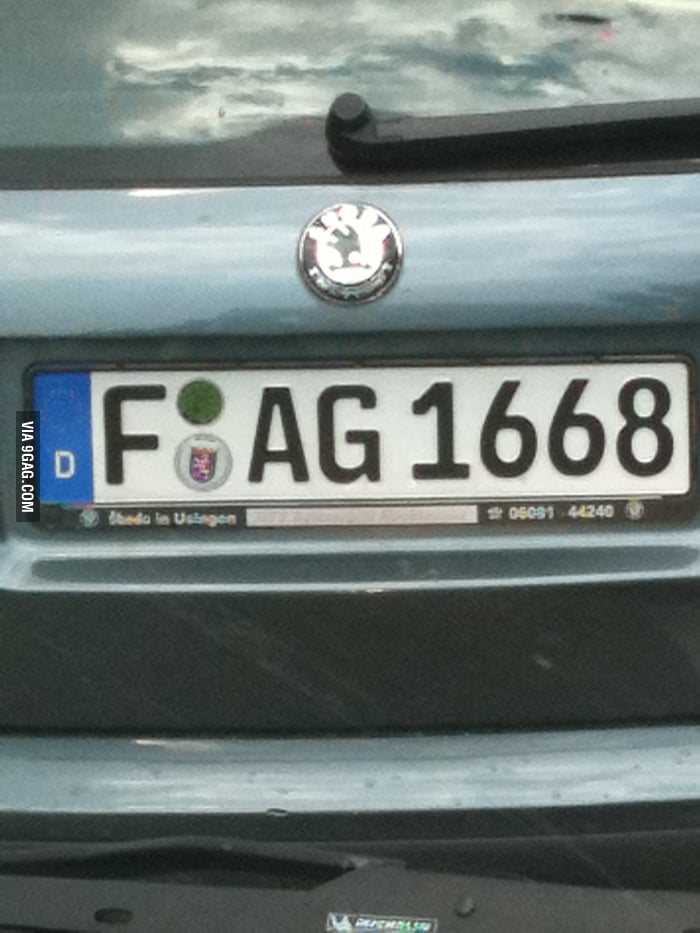 FAIL plate - 9GAG