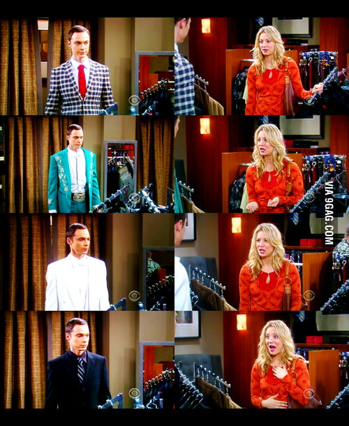 Sheldon:"This is absurd, I look like a clown." - 9GAG