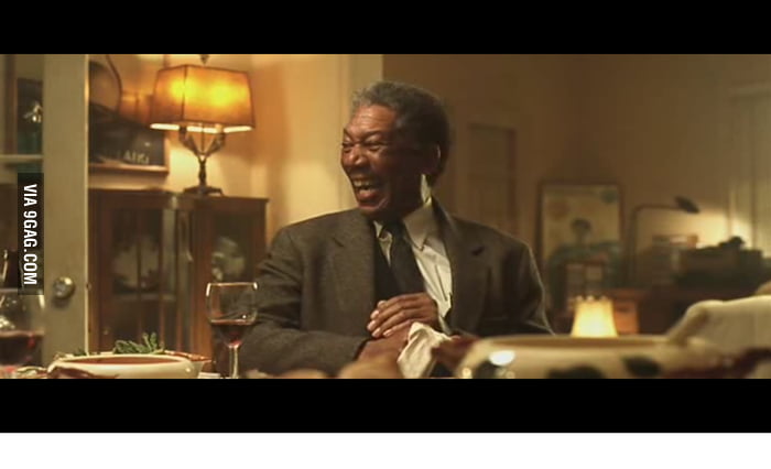 Morgan Freeman Perfect Pause - 9GAG