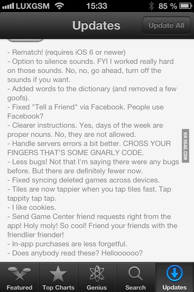 Funny iOS Developer - 9GAG
