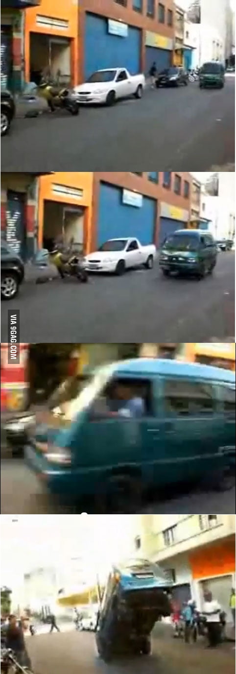 This Van Does Stoppie! - 9GAG