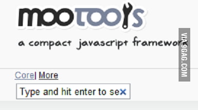 Mootools more than just javascript - 9GAG