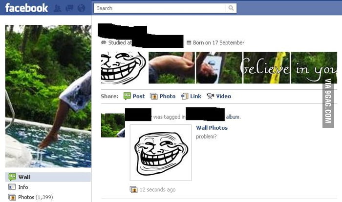 Facebook Trolling - 9GAG